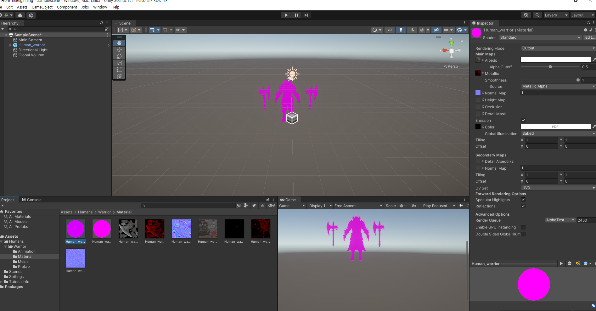 [Unity Tip] 1. How to fix pink prefabs when using URP. - All Honey Tip