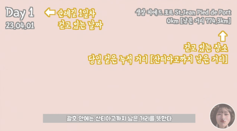 산티아고 순례길 Day 1 생장에서 론세스바예스 가기ㅣ발칼로스 길ㅣ피레네 산맥ㅣ론세스바예스 알베르게 All Honey Tip